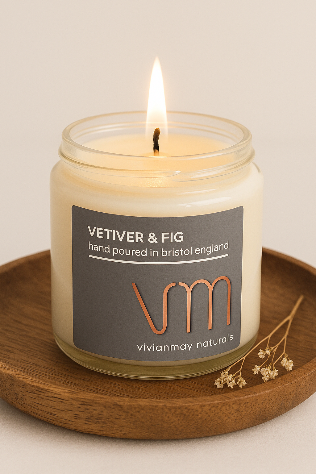 Vetiver & Fig Soy Candle – Vivian May Naturals